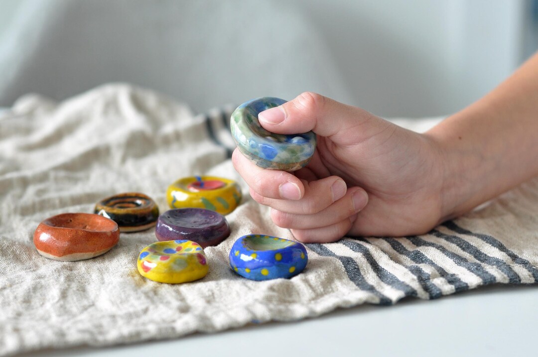 Ceramic Fidget Toy for Calming and Relaxing – Perfectly Sized for Kids ...