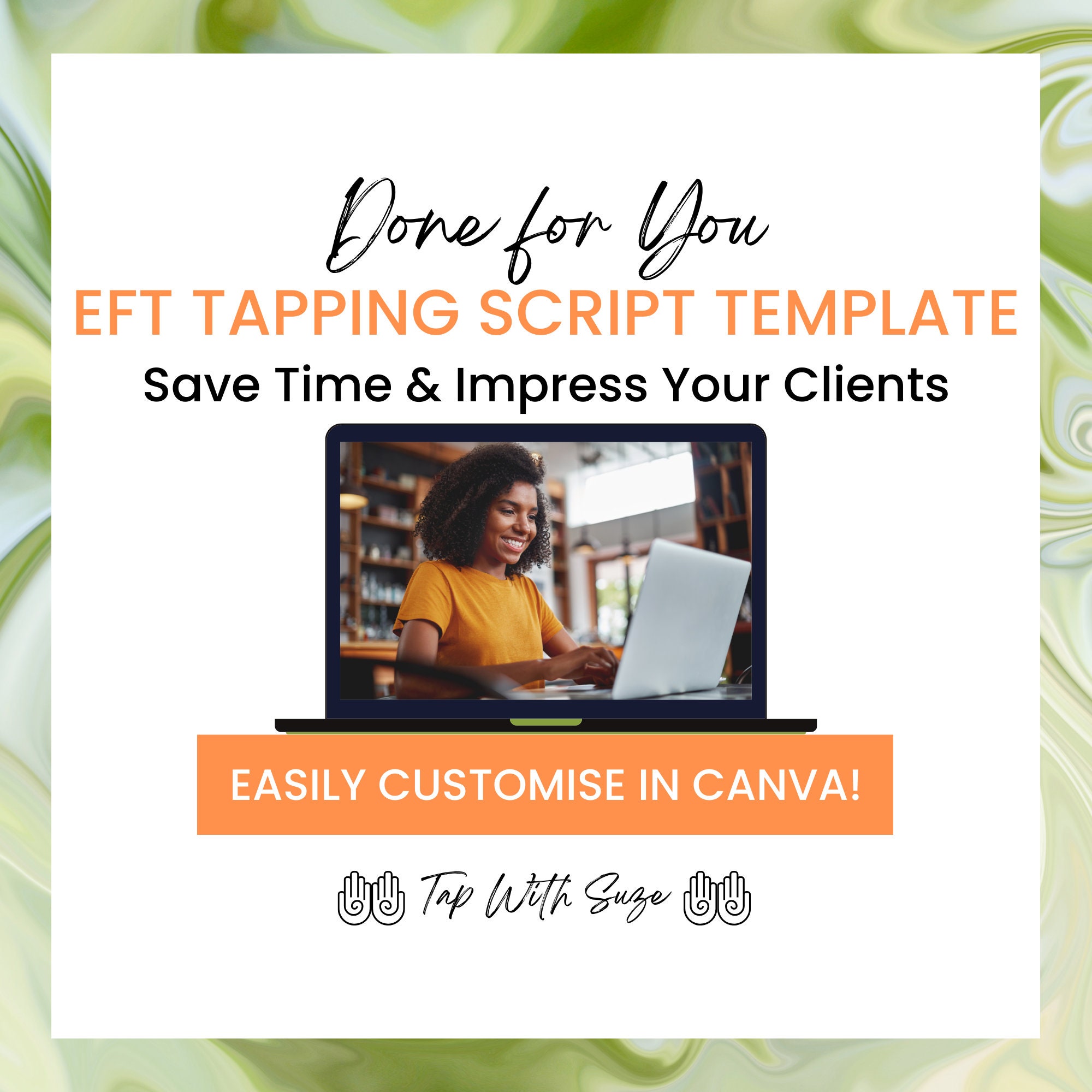 EFT Tapping Practitioner's Toolkit: Engaging Canva Tapping Script ...