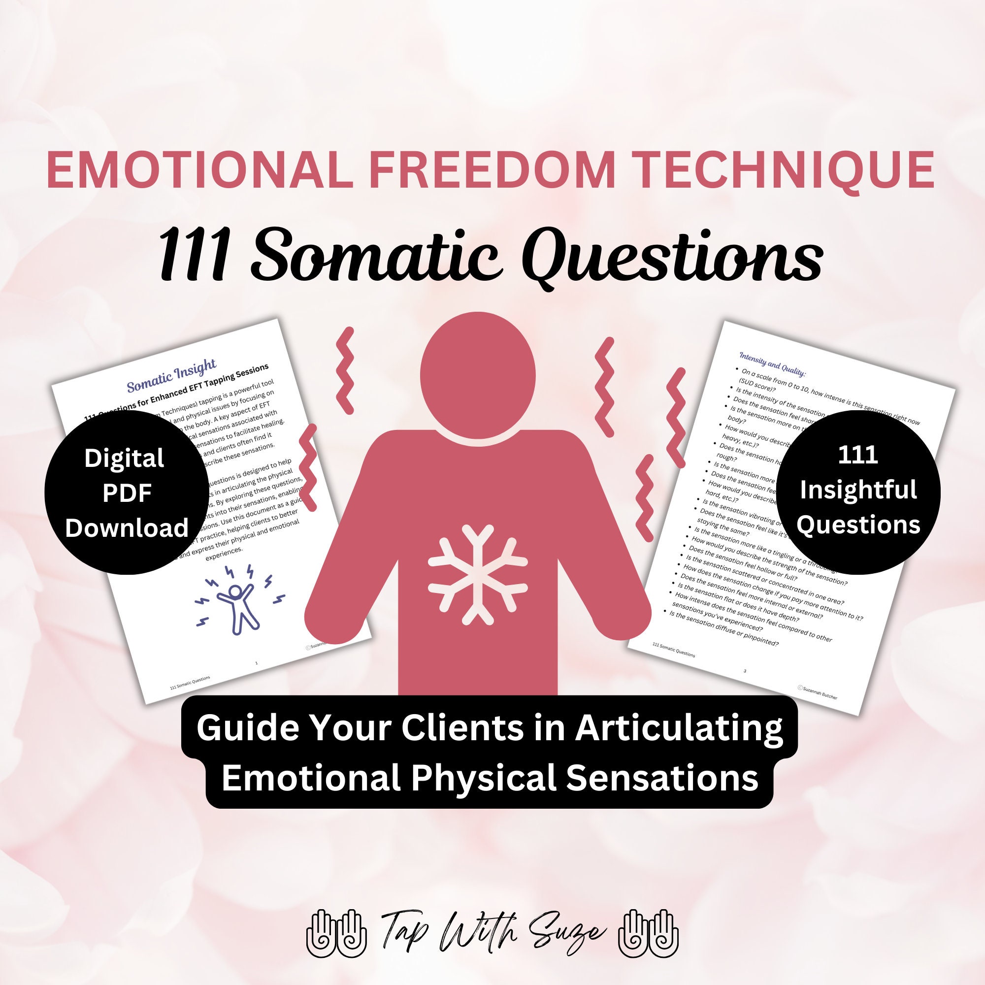 EFT Tapping Therapy Questions | Therapy Tools | Counselling Questions ...