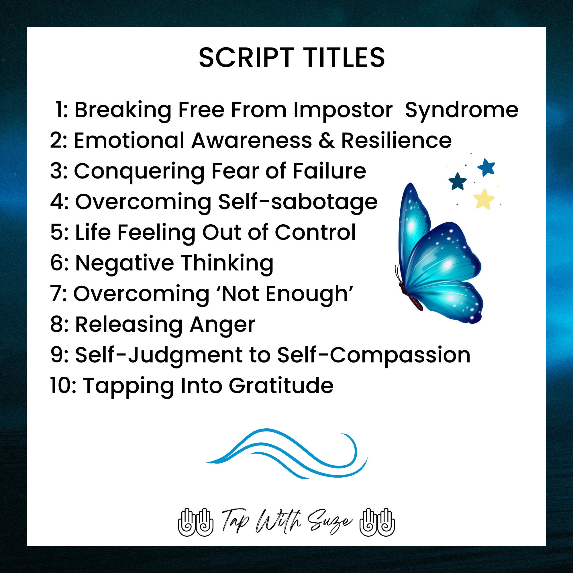 EFT Tapping Script Bundle for Emotions & Mindset | 10 Mindful Scripts ...