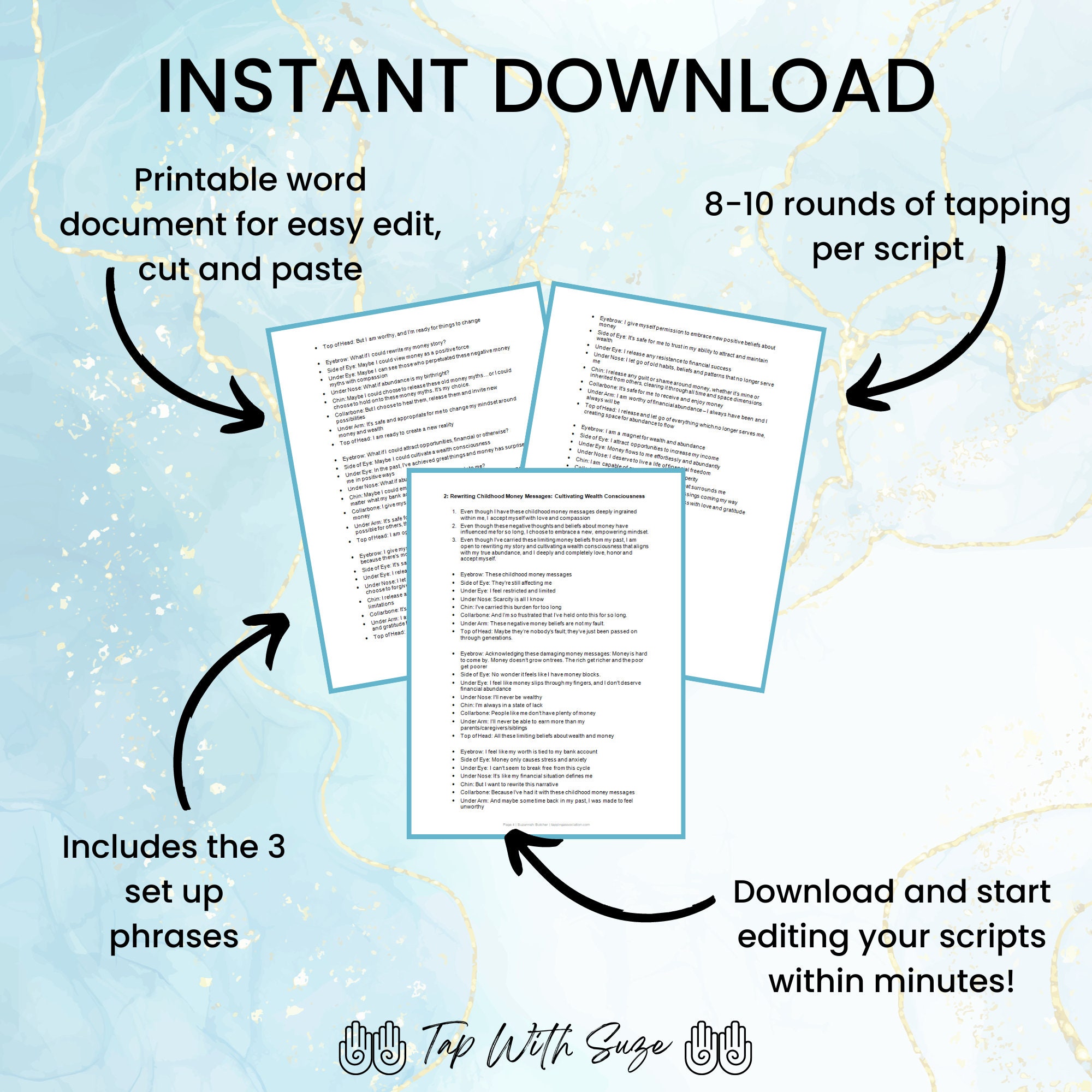 Buy Transform Your Money Mindset: 10 EFT Tapping Scripts With Money ...