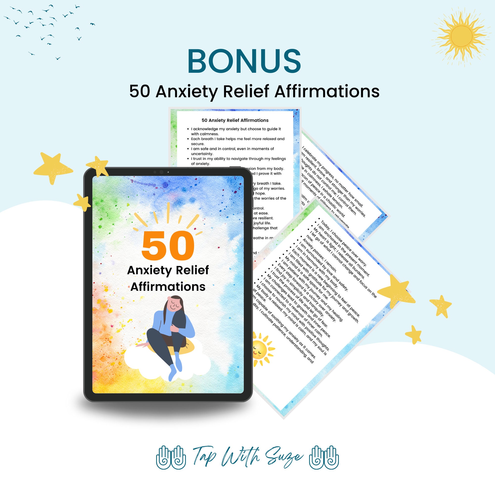 Anxiety Relief - Calm Your Anxiety With EFT Tapping | Anxiety Script ...