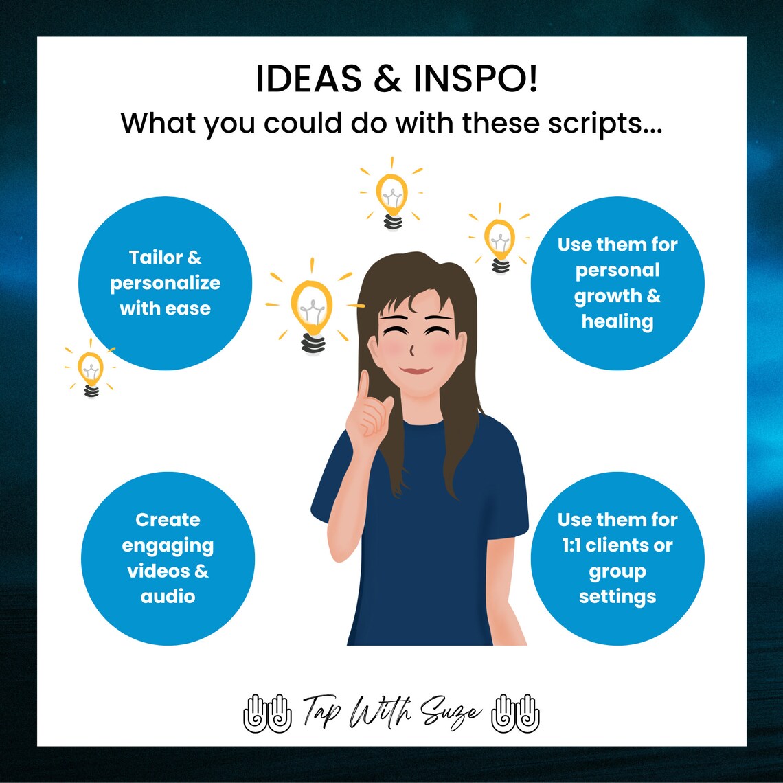 EFT Tapping Script Bundle for Emotions & Mindset | 10 Mindful Scripts ...