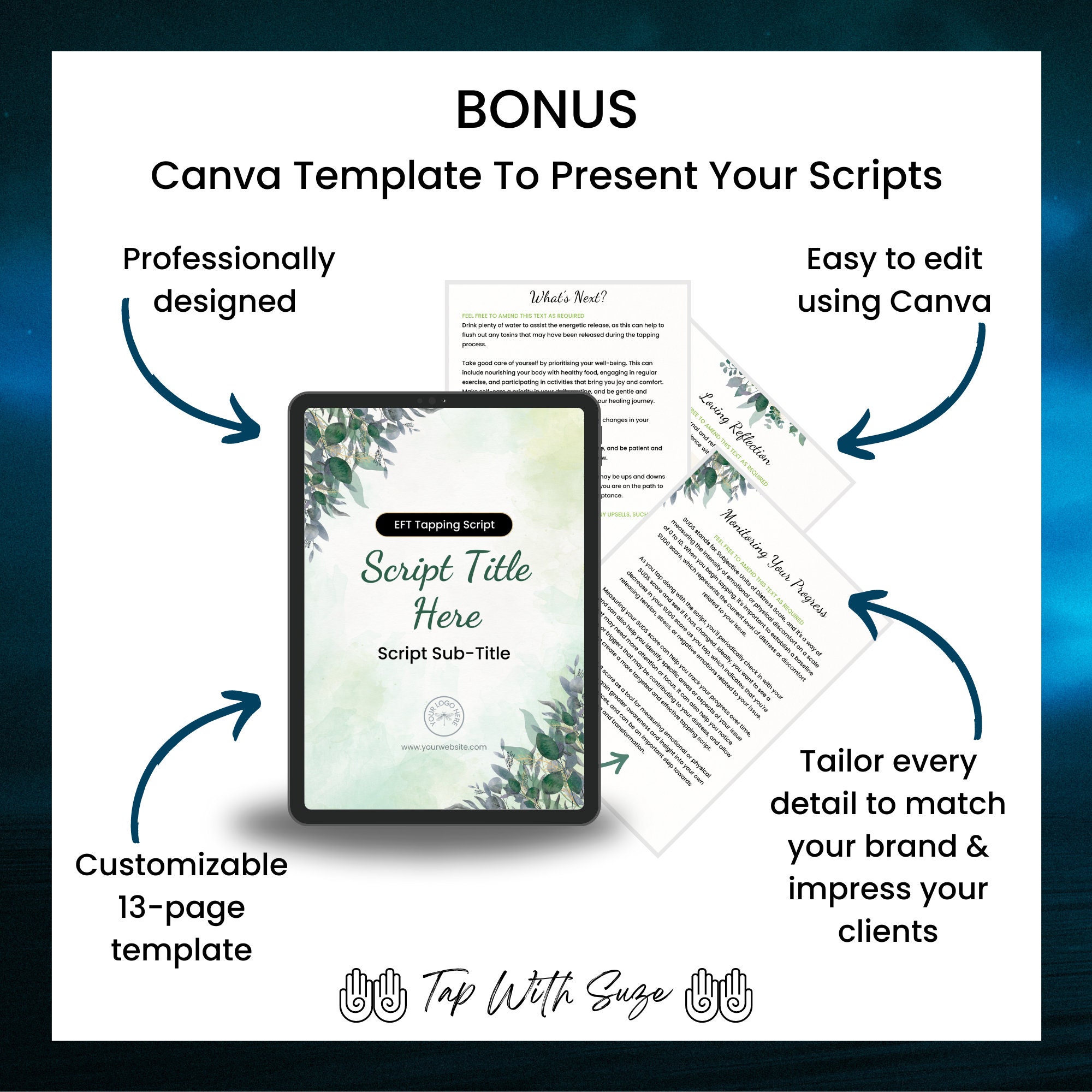 EFT Tapping Script Bundle for Emotions & Mindset | 10 Mindful Scripts ...
