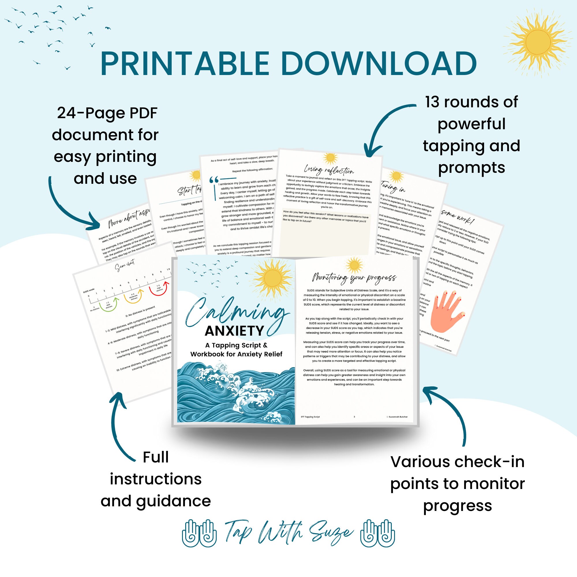 Anxiety Relief - Calm Your Anxiety With EFT Tapping | Anxiety Script ...