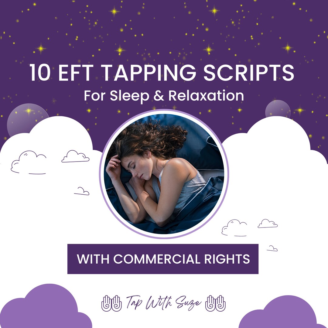 EFT Tapping Script Bundle for Sleep & Relaxation | 'serenity Taps' - 10 ...