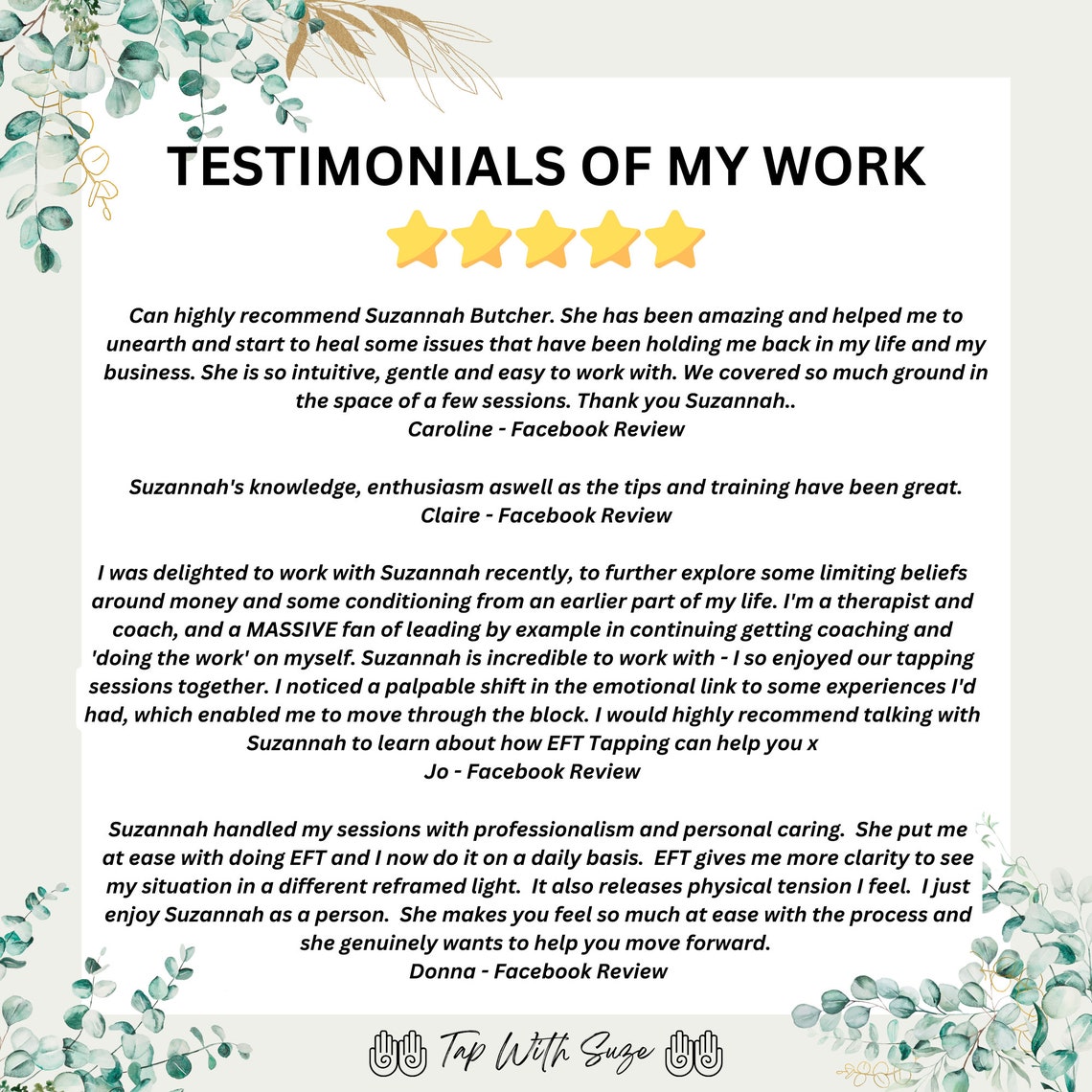 EFT Tapping Script: Emotional Eating & Mindful Weight Loss (digital ...