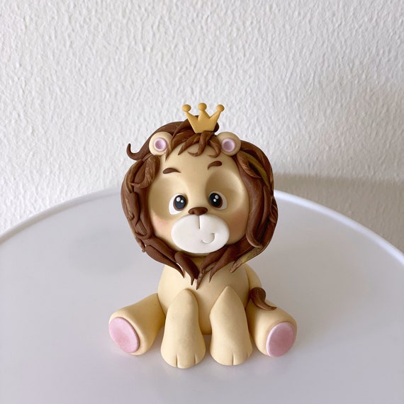 Fondant Lion Cake Topper Jungle Cake Topper Safari Cake - Etsy