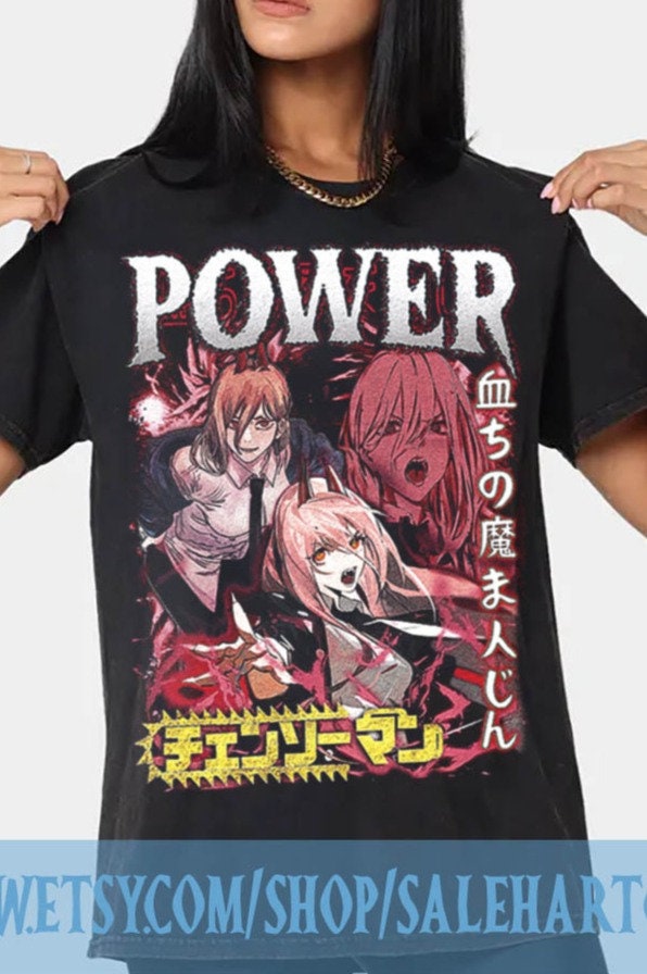 Power Eyes Shirt-chainsaw Man Shirt,chainsaw Man Tshirt,chainsaw Man T ...