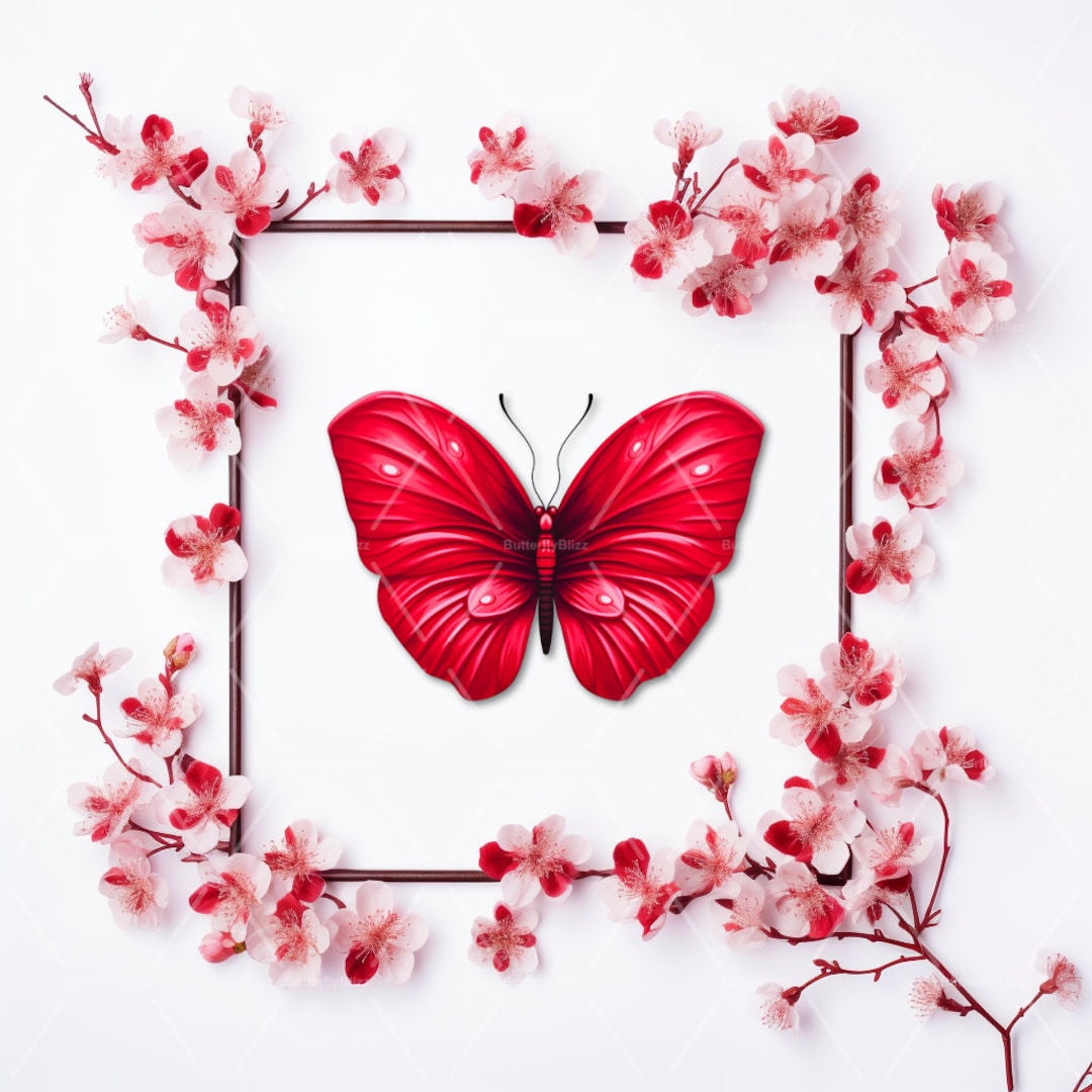 Animated Red Rose Butterfly : PNG , GIF and MOV File With Transparent ...