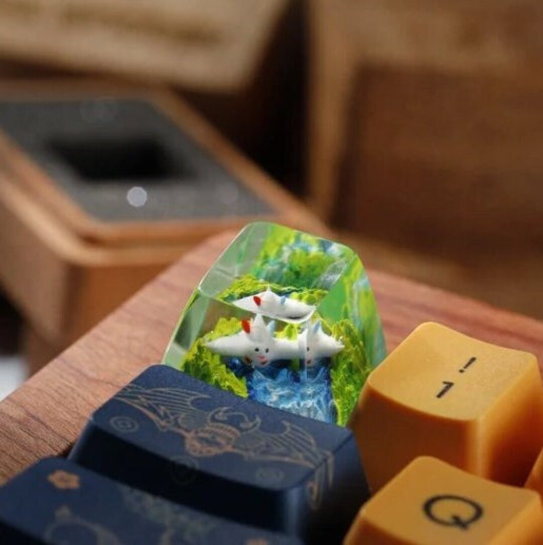 Keycap Pokemon, Artisan Keycap, Keycap, Resin Keycap, Pokemon Keycap ...