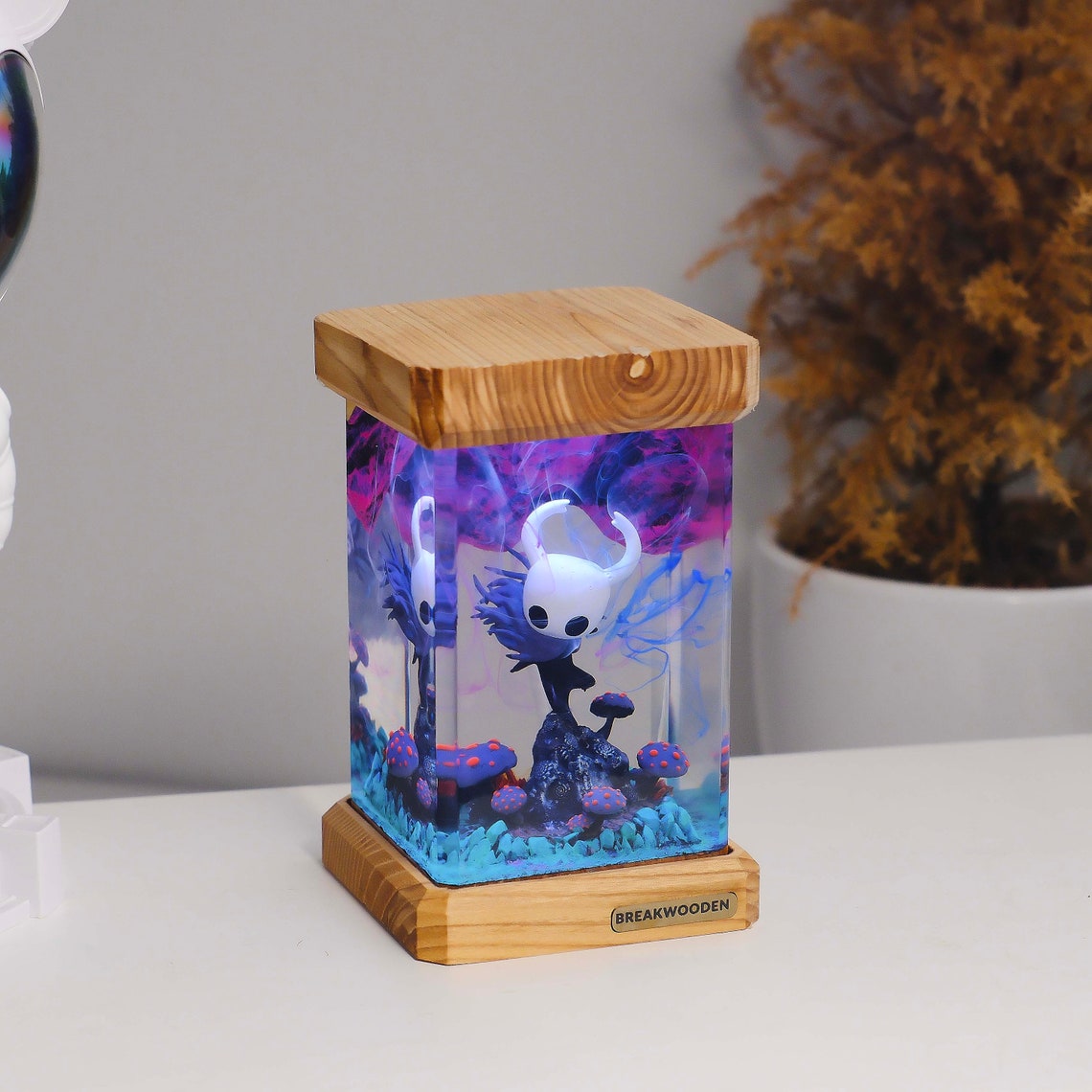 Custom Ho.llow Kni.ght Night Light, Handmade Gifts for Home Decor ...