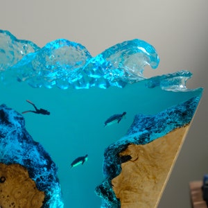 Custom Ocean Night Light, Handmade Gifts for Home Decor, Scuba Diving ...