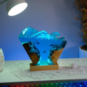 Custom Ocean Night Light, Handmade Gifts for Home Decor, Scuba Diving ...