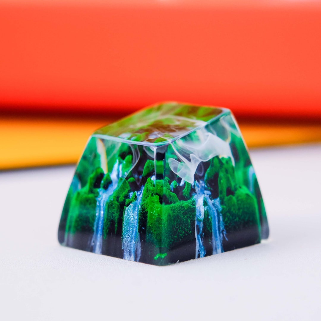 Keycaps Mystical Forest Custom Artisan, Keycap Set, ESC Keycap Handmade ...