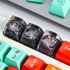 Planet Keycap With Planets & Orbits. Keycaps for Mechanical Keys, Resin ...