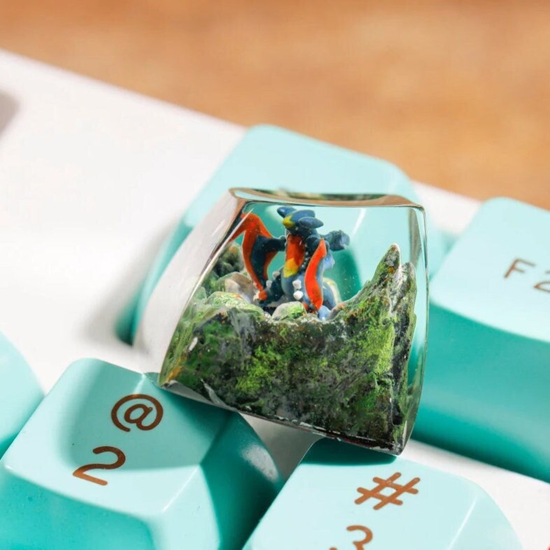 Keycap Pokemon, Artisan Keycap, Keycap, Resin Keycap, Pokemon Keycap ...