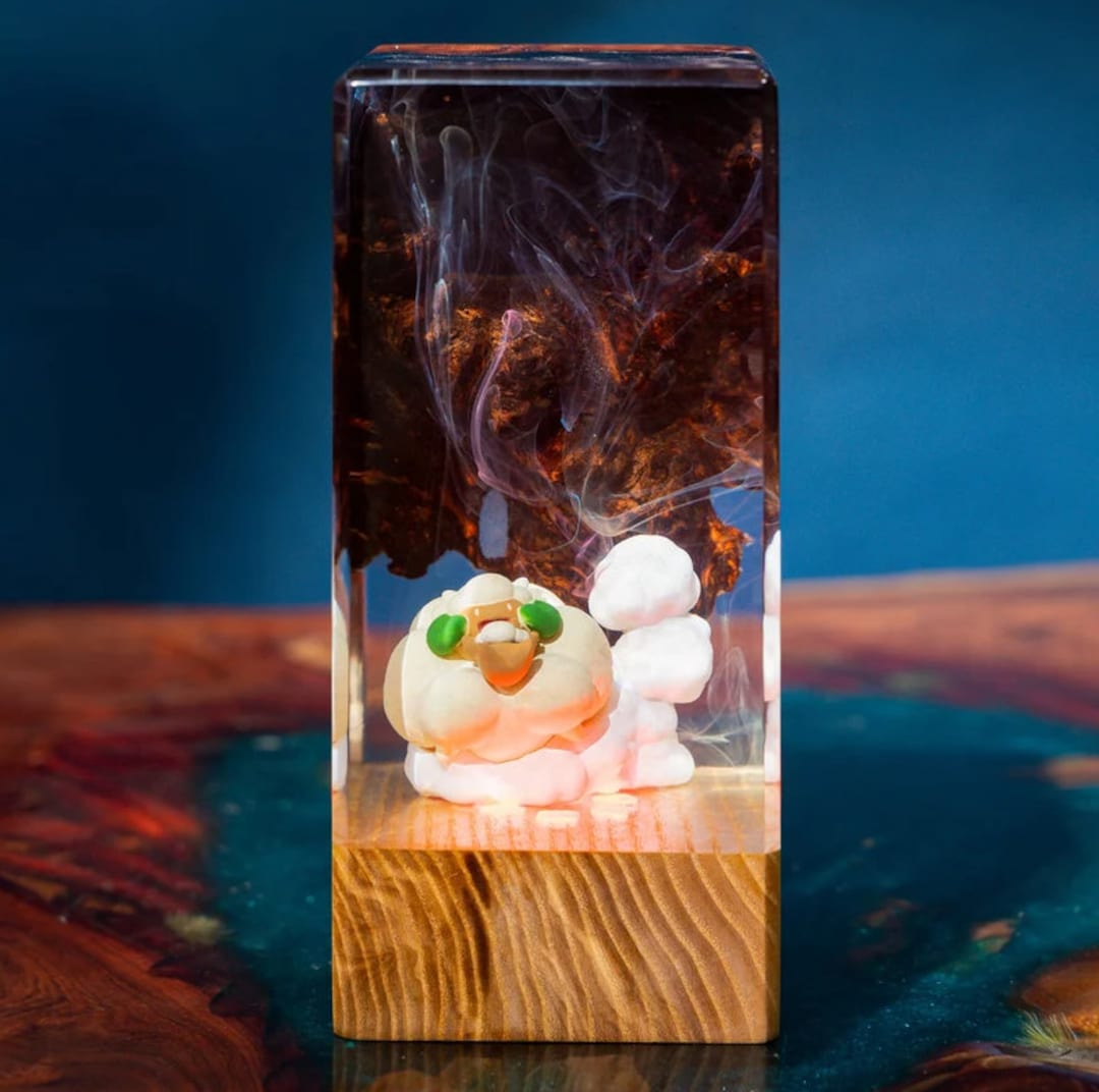 Poke.mon Epoxy Lamp, Pokemon Night Light, Resin Lamp, Resin Night Light ...