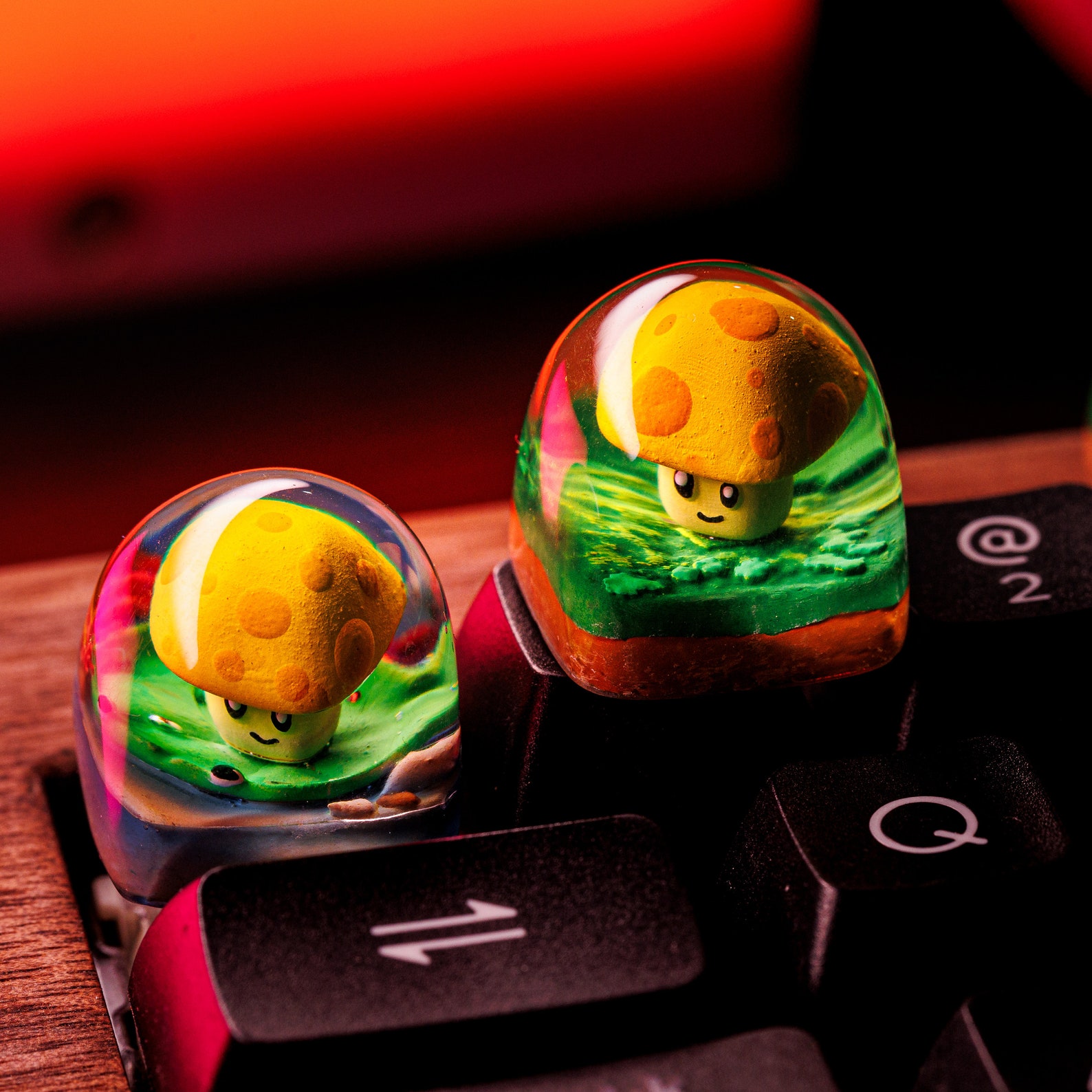 PLANTS ZOMBIES Artisan Keycap, Custom Resin Keycap Gift for Him and ...
