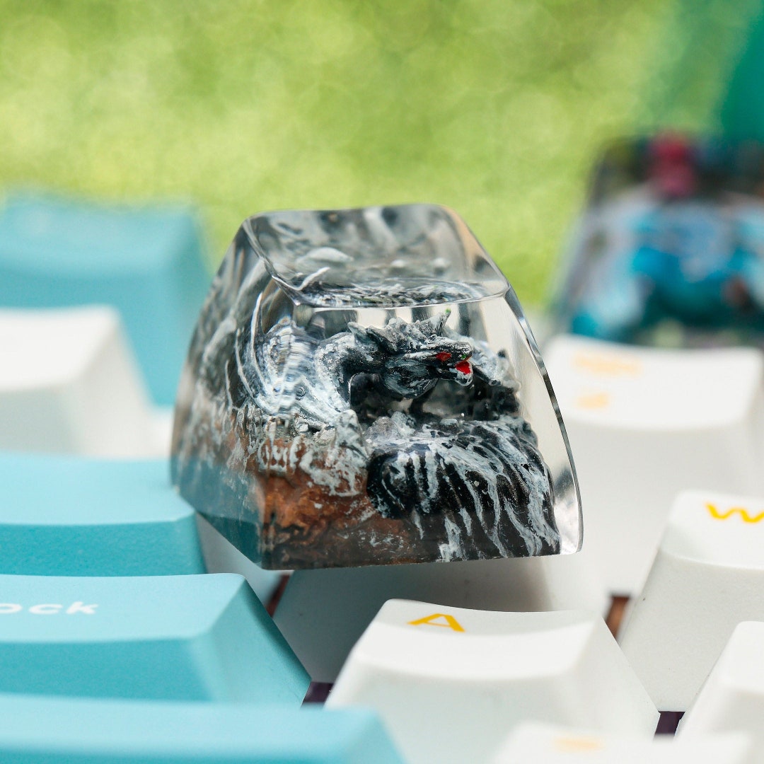 Dragon, Artisan Keycap, Keycap, Resin Keycap, Pokemon Keycap, Valorant ...