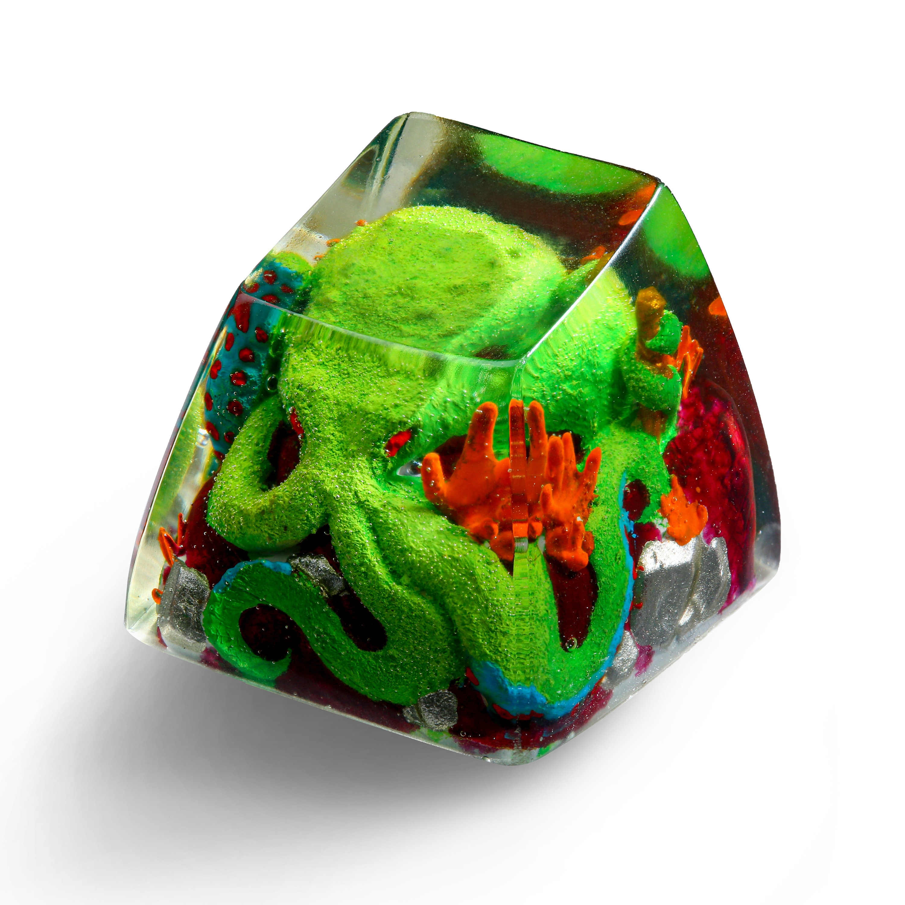 Octopus Artisan Keycap Keycap Keycaps Resin Keycap Handmade - Etsy ...