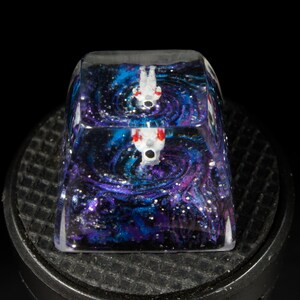 Keycaps Galaxy Custom Artisan, Keycaps Anime Cute,galaxy Keycaps Space ...
