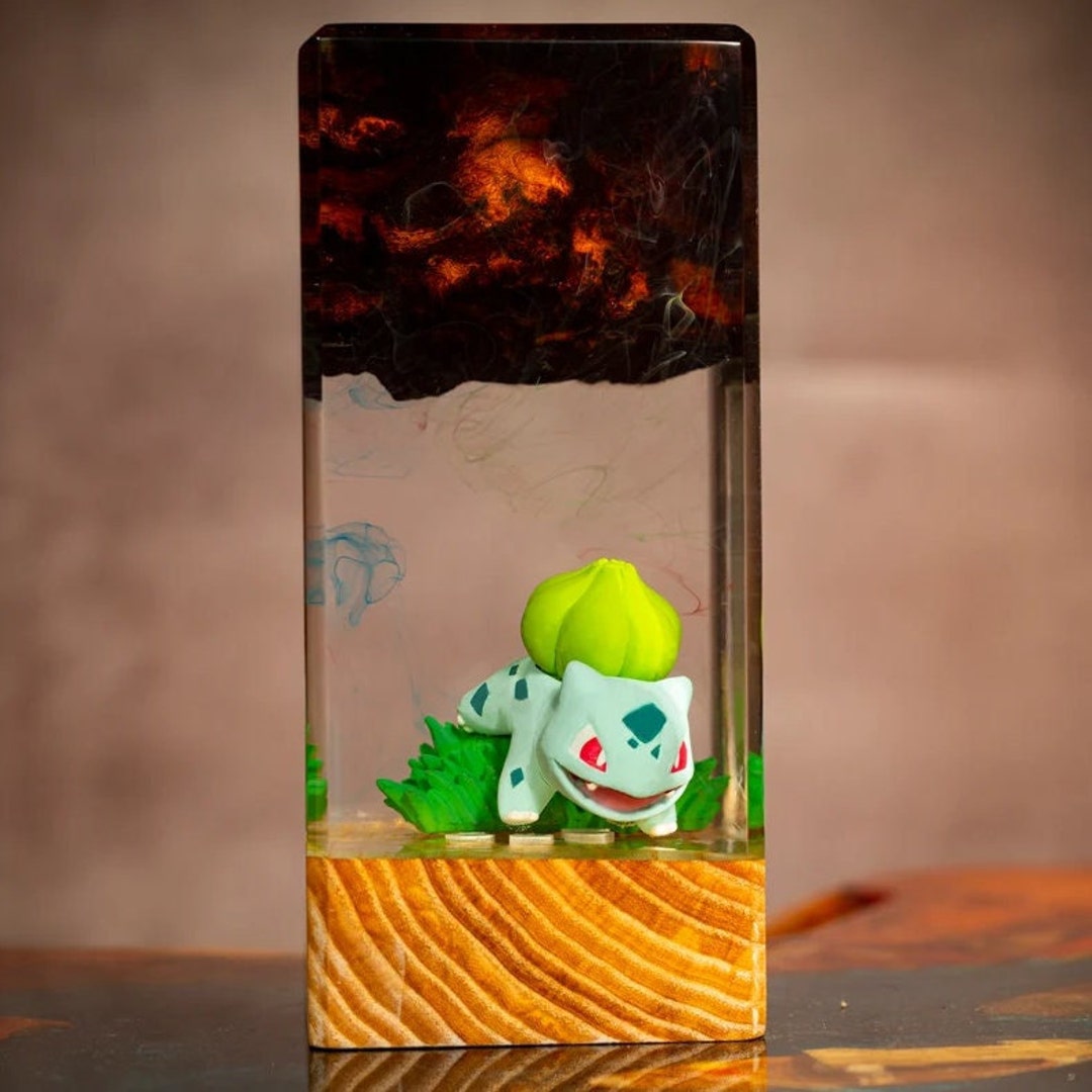 Poke.mon Epoxy Lamp, Pokemon Night Light, Resin Lamp, Resin Night Light ...