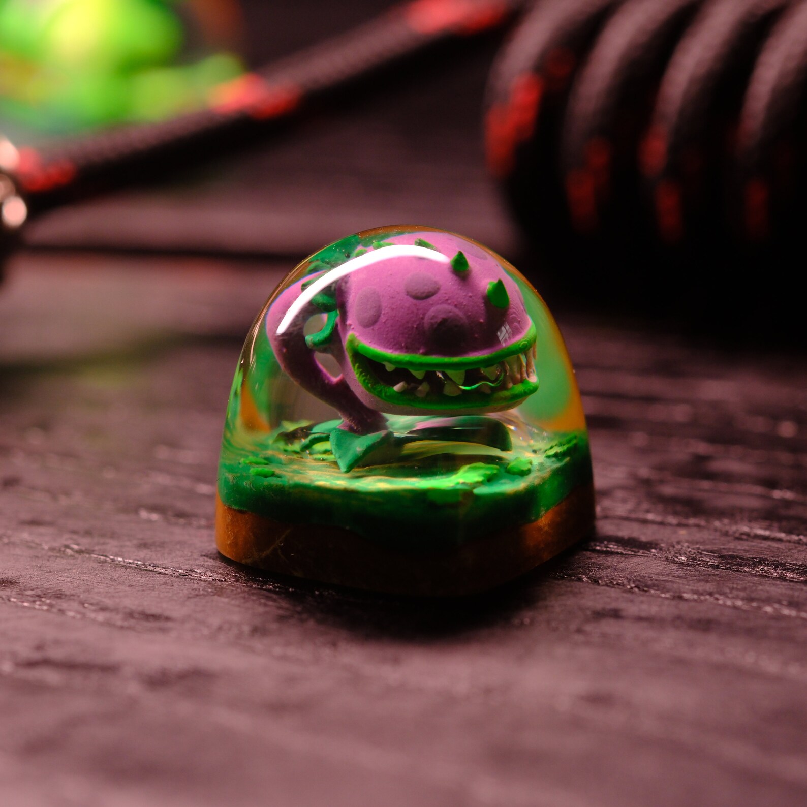 PLANTS ZOMBIES Artisan Keycap, Custom Resin Keycap Gift for Him and ...