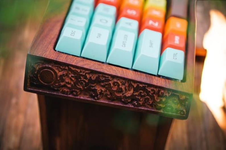 Mechanical Keyboard Case, Custom Keyboard Case, Wooden Keyboard Case 60 ...