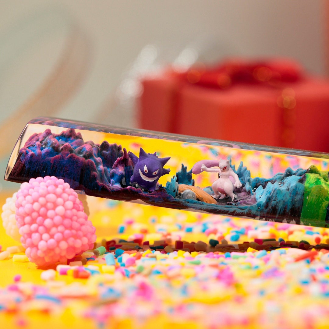 Custom Pokemon Spacebar, Artisan Keycap, Keycap, Resin Keycap, Pokemon ...