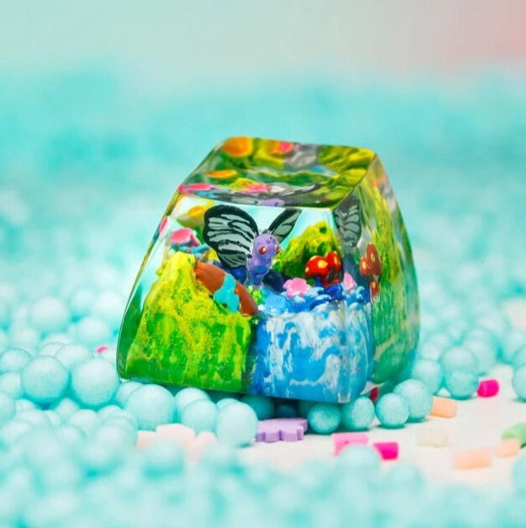 Keycap Pokemon, Artisan Keycap, Keycap, Resin Keycap, Pokemon Keycap ...