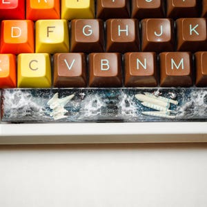 Astronaut Artisan Resin Keycap, Space Galaxy Keycap, Spacebar Keycap ...