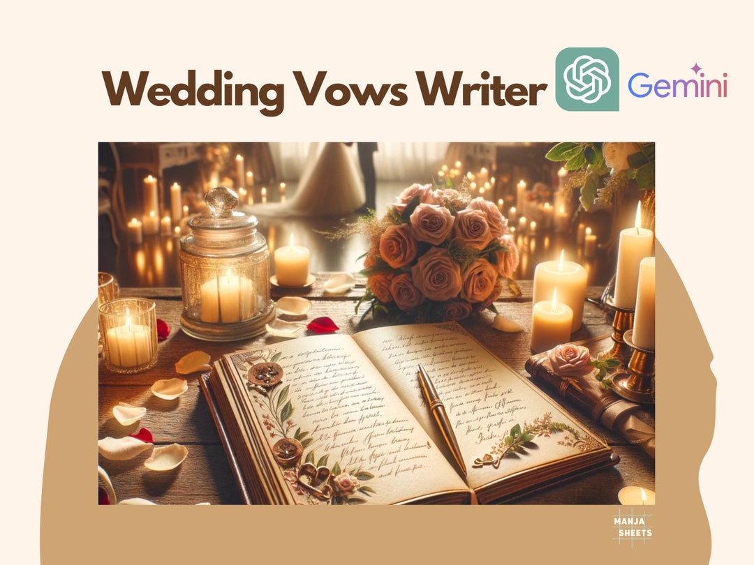 Personalized Wedding Vows, Anniversary Gift, Vow Renewal, Custom Vows ...