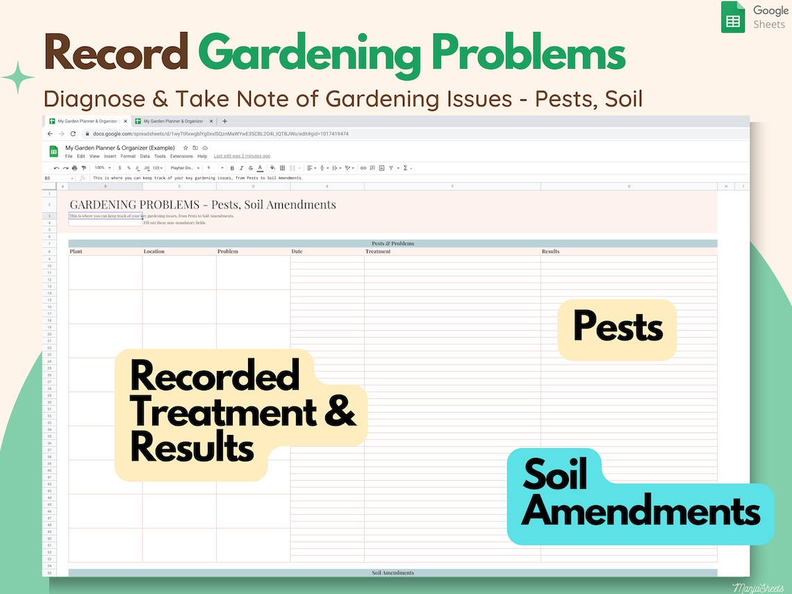 Garden Planner Garden Journal Plant Tracker Garden - Etsy