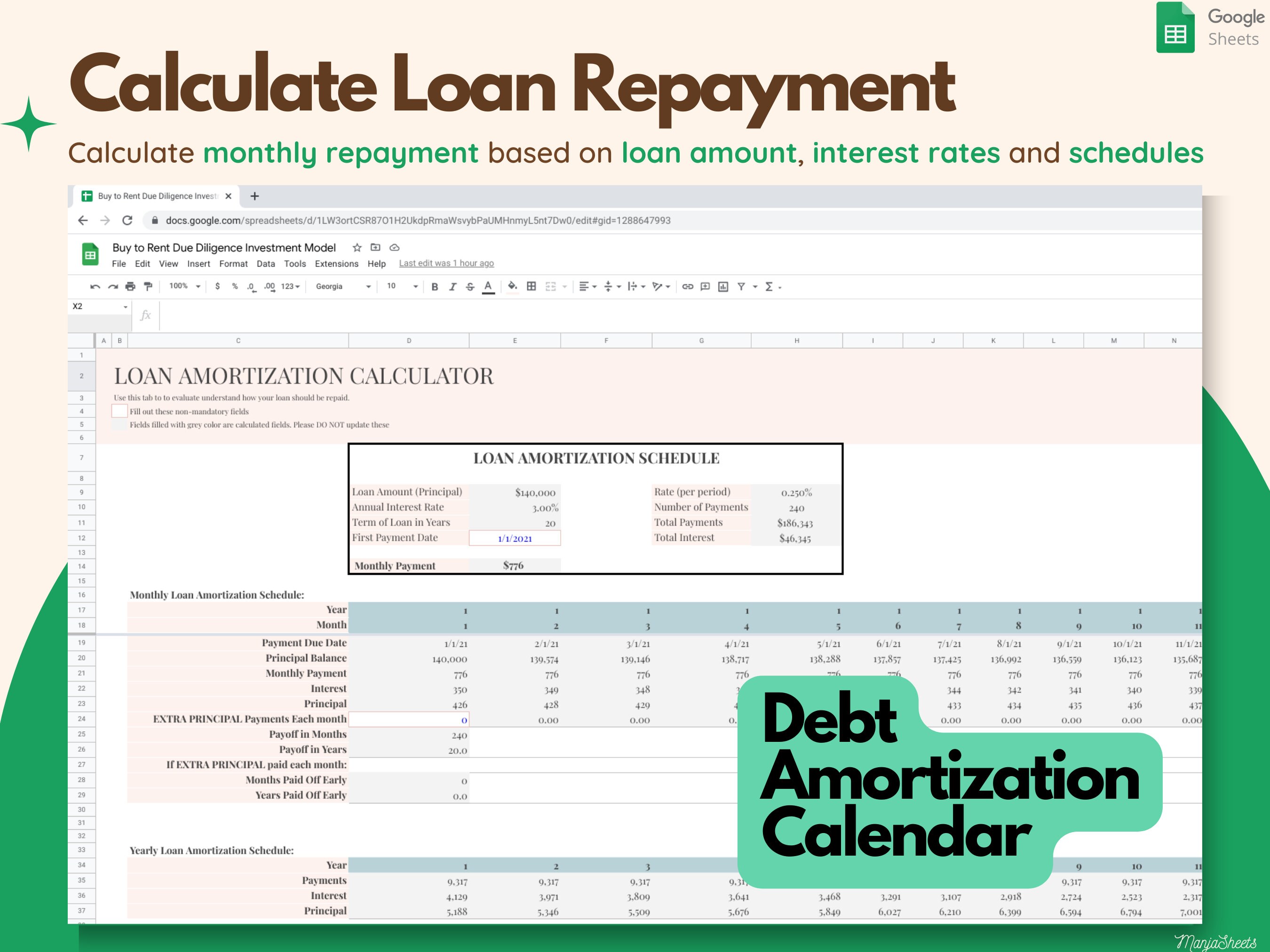 Rental Property ROI & Cap Rate Calculator Airbnb Investment - Etsy