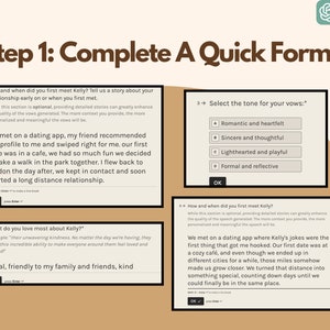 Personalized Wedding Vows, Anniversary Gift, Vow Renewal, Custom Vows ...