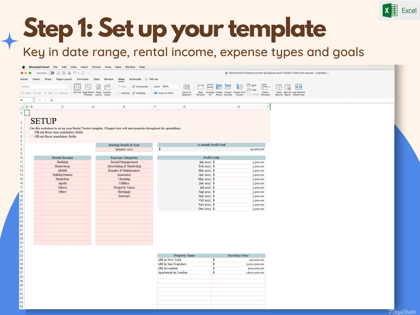 Rental Income & Expense Tracker: Multi-property Excel Sheet - Etsy