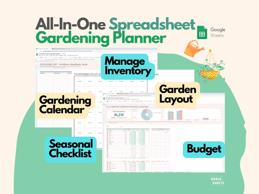 Garden Planner, Garden Journal, Plant Tracker, Garden Calendar, Garden ...