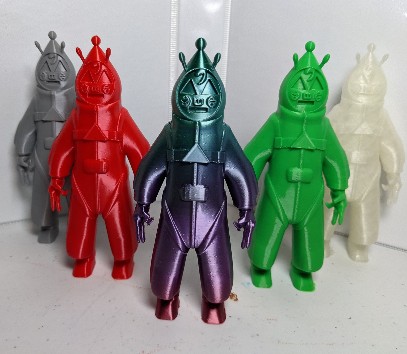 Sam of All Colors Sam the Sandown Ghost Clown Alien Clown | Etsy UK
