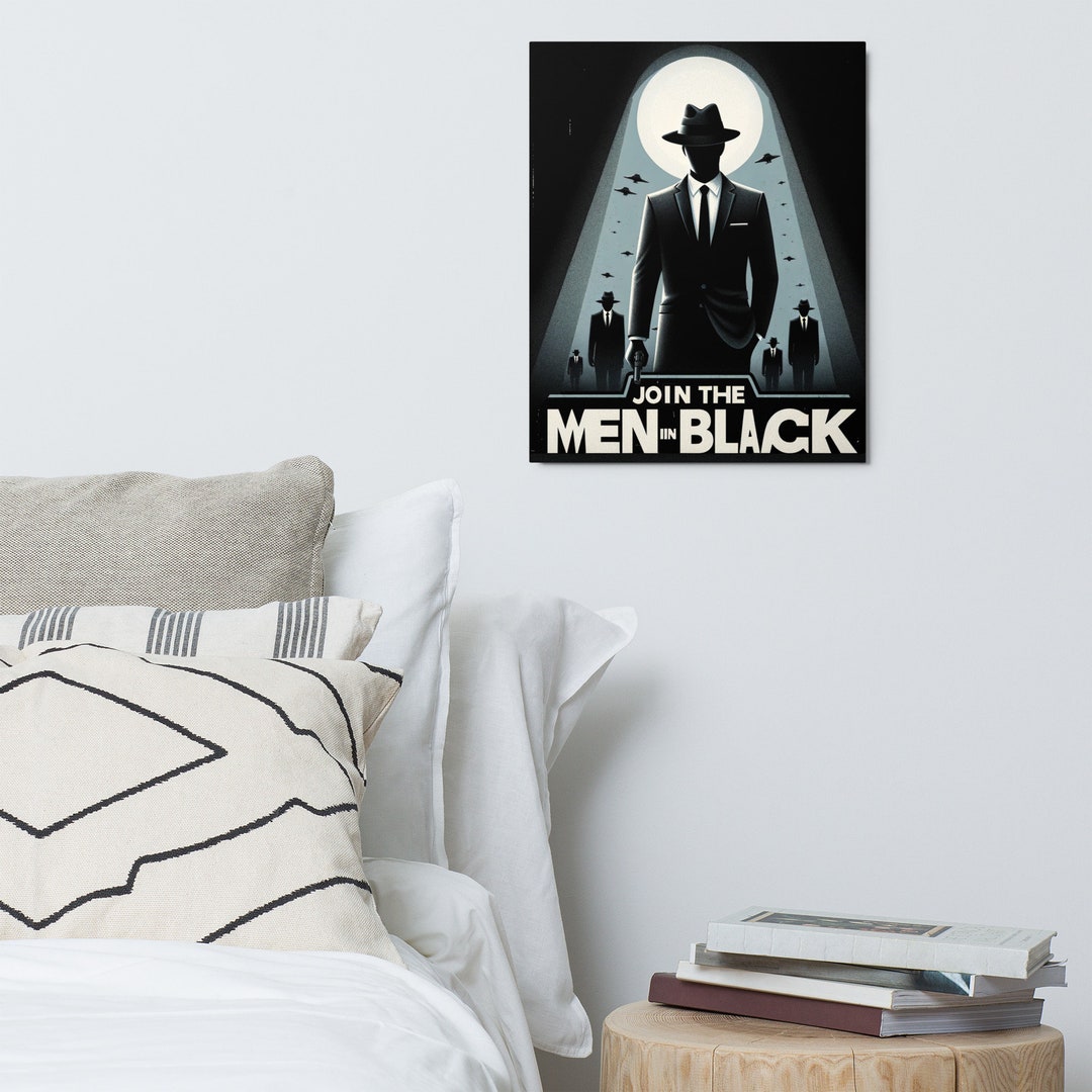 Men in Black MIB Metal Propaganda Poster - Etsy