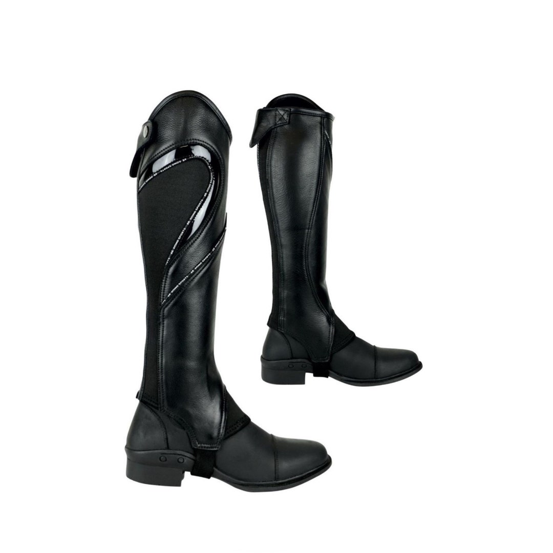 AK Sporty Leather Horse Riding Half Chaps - Etsy