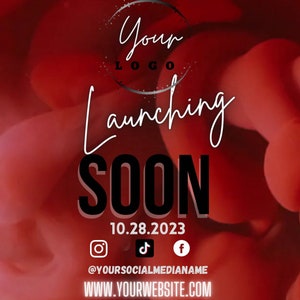 Business Announcement Launching Soon Digital Video, Entrepreneur ...