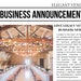 Venue Announcement, Venue Business Letterhead, Venue Rental Promo ...