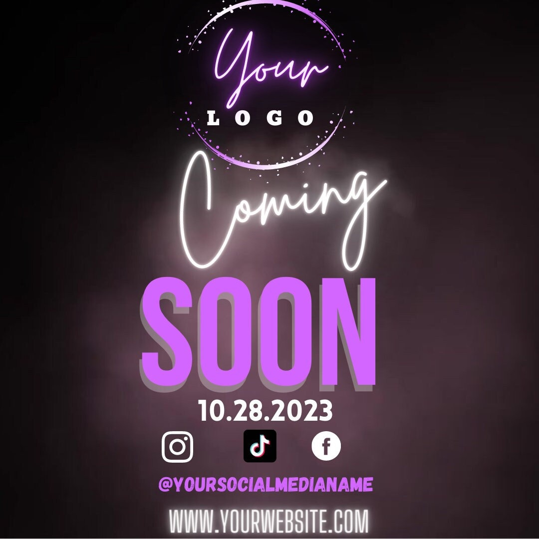 Business Announcement Launching Soon Digital Video, Entrepreneur ...