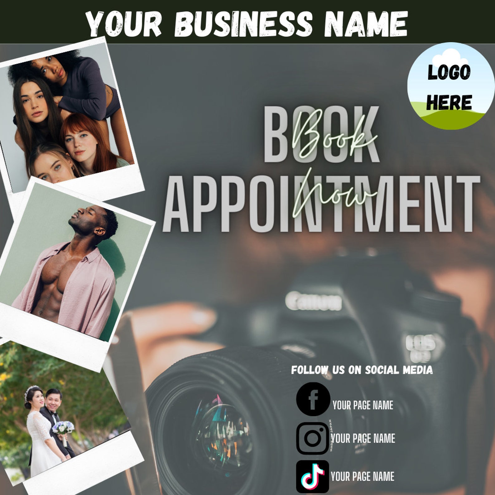 Photography Booking Templates Photo Business Promotion - Etsy