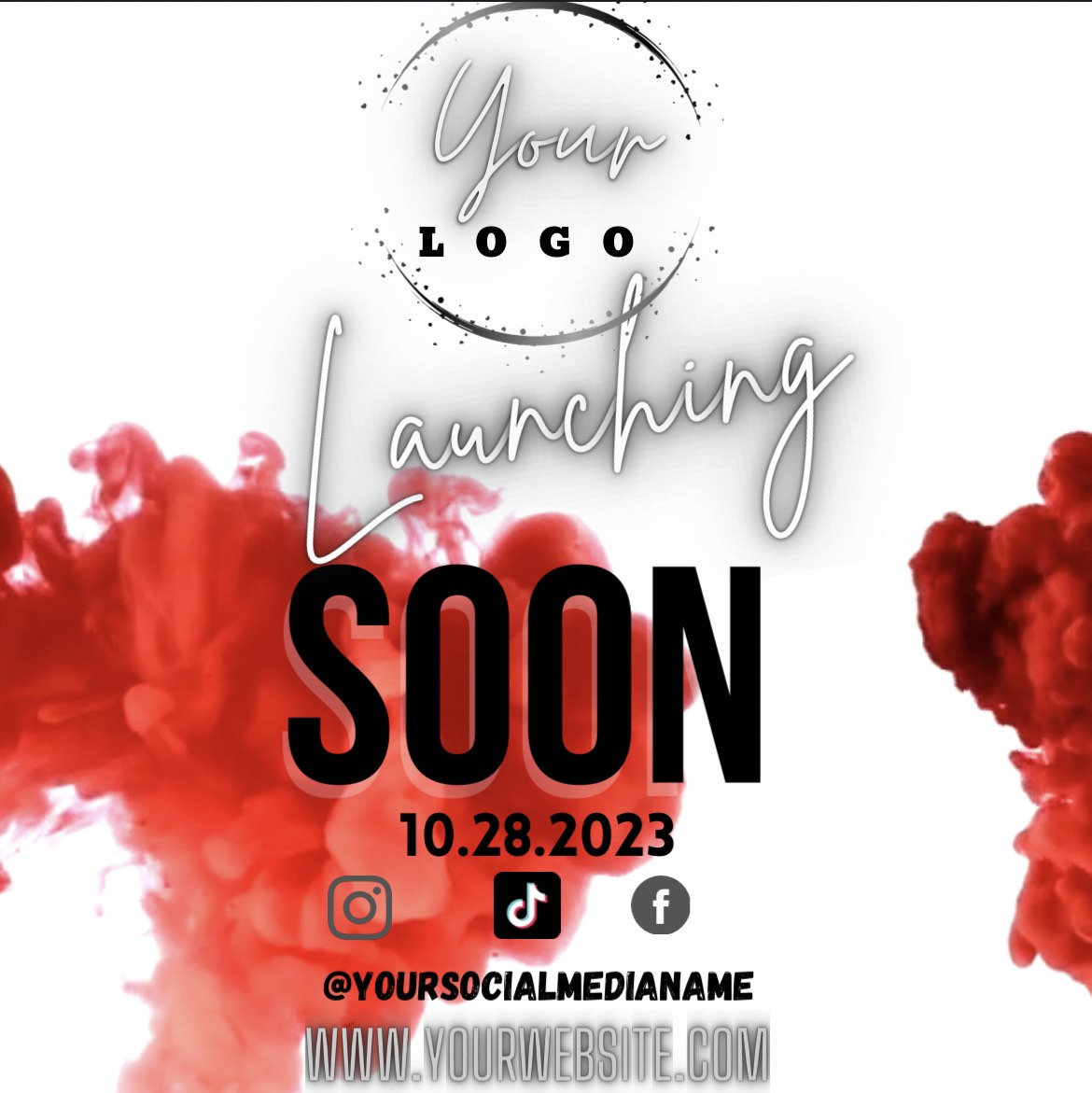 Business Announcement Launching Soon Digital Video, Entrepreneur ...