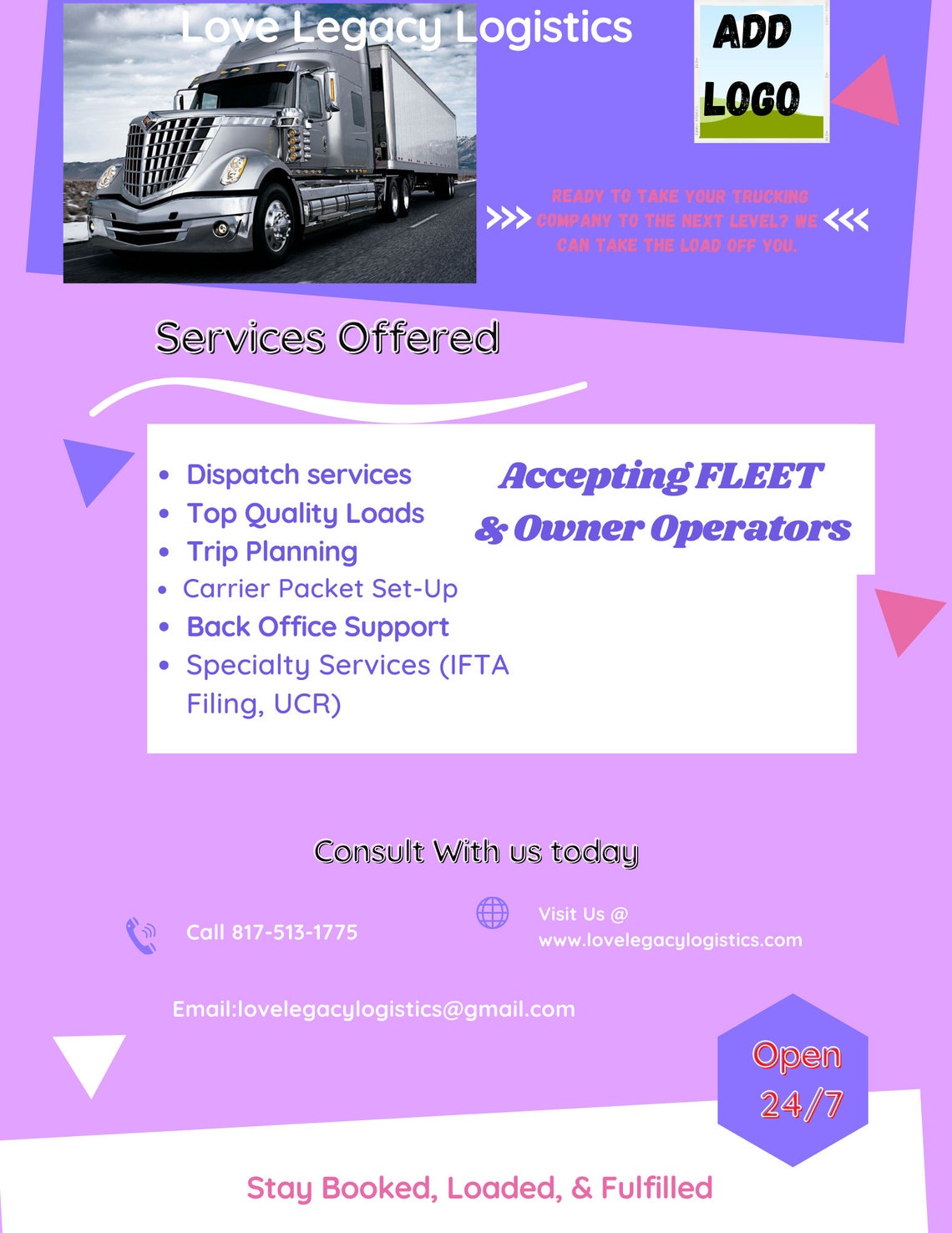 Freight Dispatch Flyer Independent Freight Dispatcher New - Etsy Australia