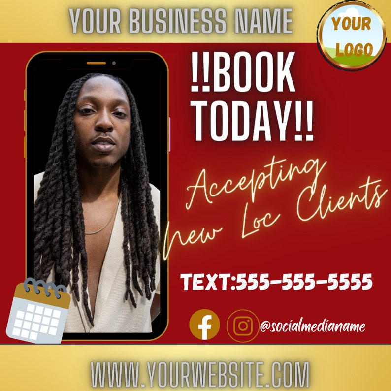 Loctician Flyer, Locs Flyer, Loc Styles Flyer, Dread Locks Flyer ...