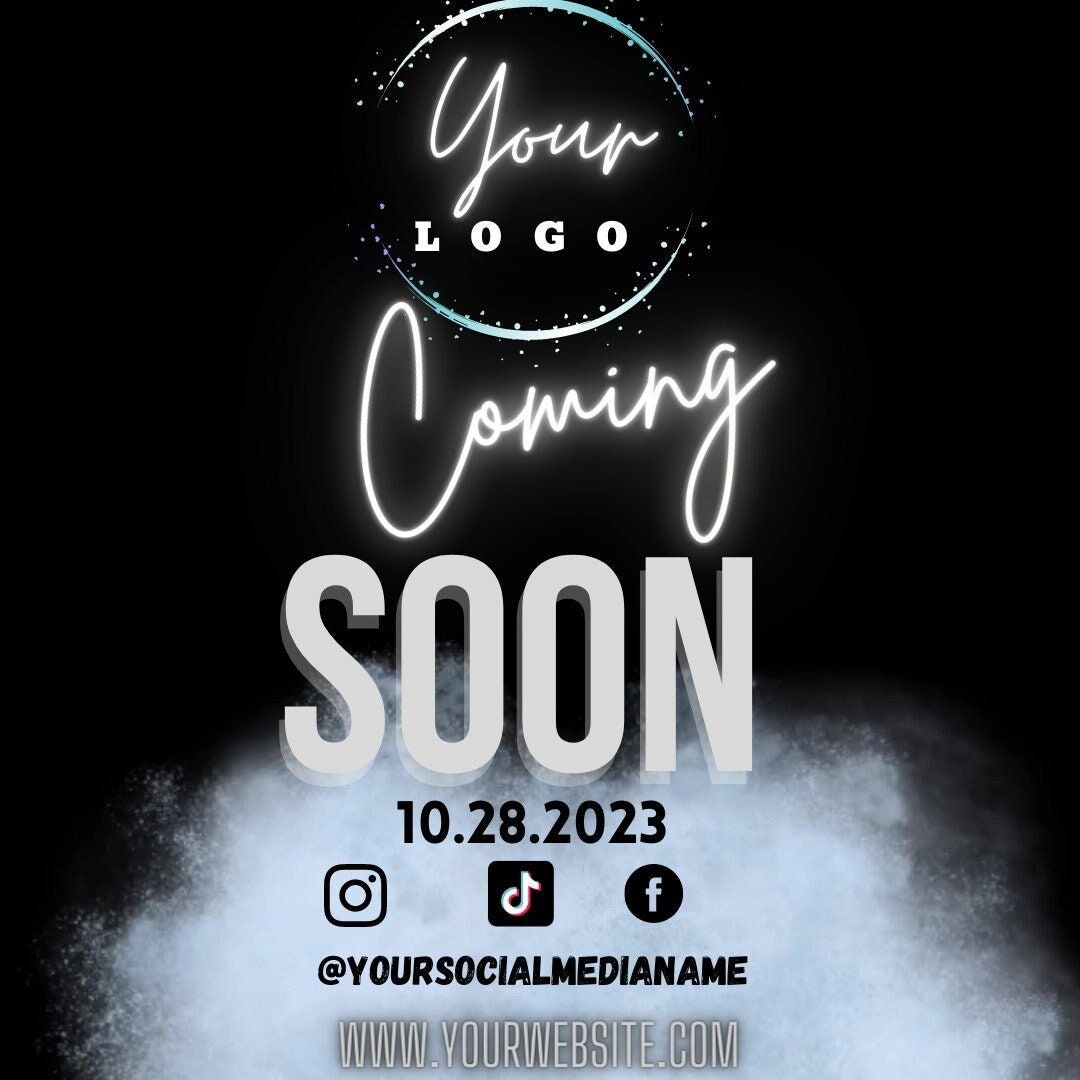 Business Announcement Launching Soon Digital Video, Entrepreneur ...