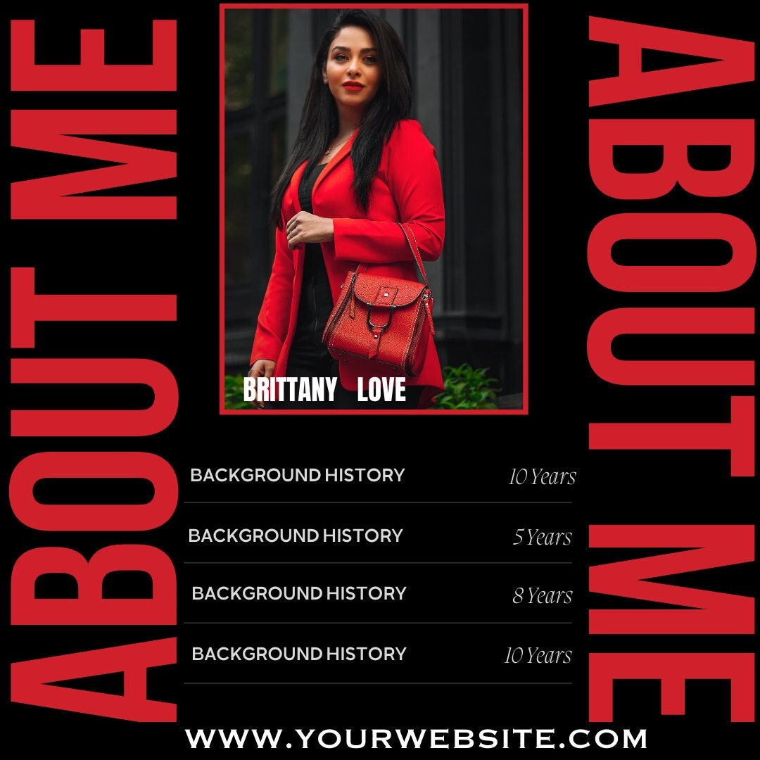 Fun Facts About Me, Get to Know Me, About Me Post, About Me Template, About Me Page, CEO ...